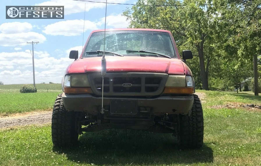 1998 Ford Ranger with 15x10 -45 Bart Wheels Super Trucker and 31/10 ...