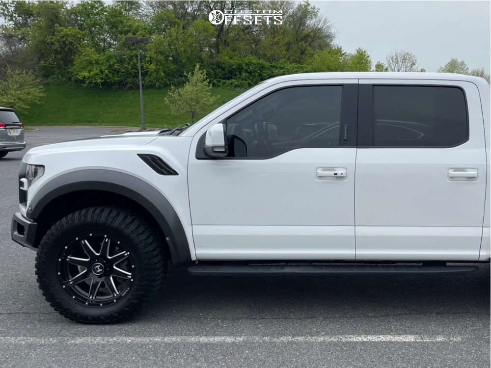 2018 Ford F-150 with 20x12 -44 Hostile Alpha and 35/12.5R20 Radar Renegade RT and Stock | Custom ...