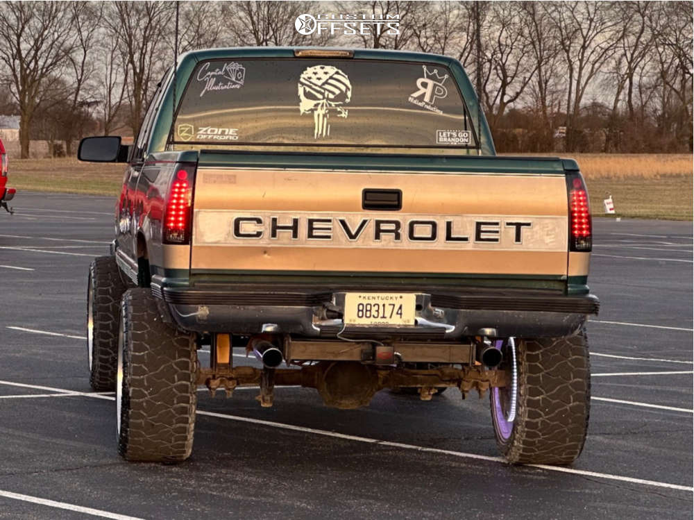 1995 Chevrolet K1500 with 22x12 -51 Cali Offroad Switchback and 33/12 ...