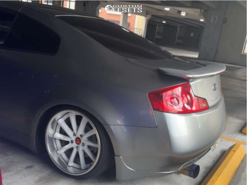 2007 INFINITI G35 with 19x9 34 Weds Kranze Vishnu and 225/35R19 Ardent ...