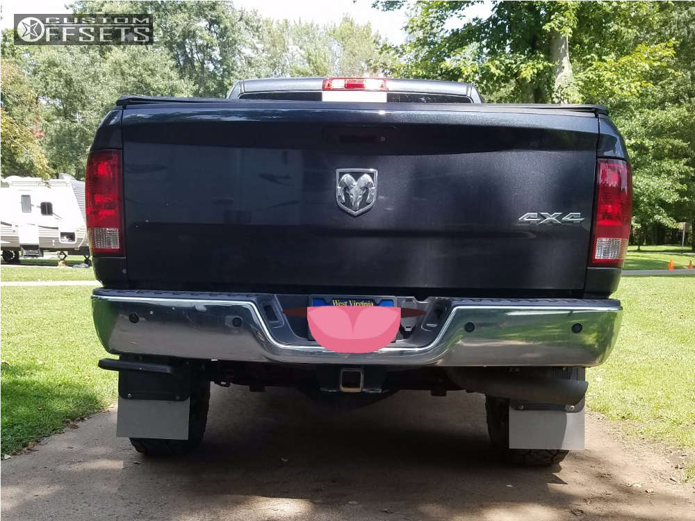 2015 Ram 2500 with 18x9 18 Mayhem Rampage and 295/70R18 Nitto Ridge ...