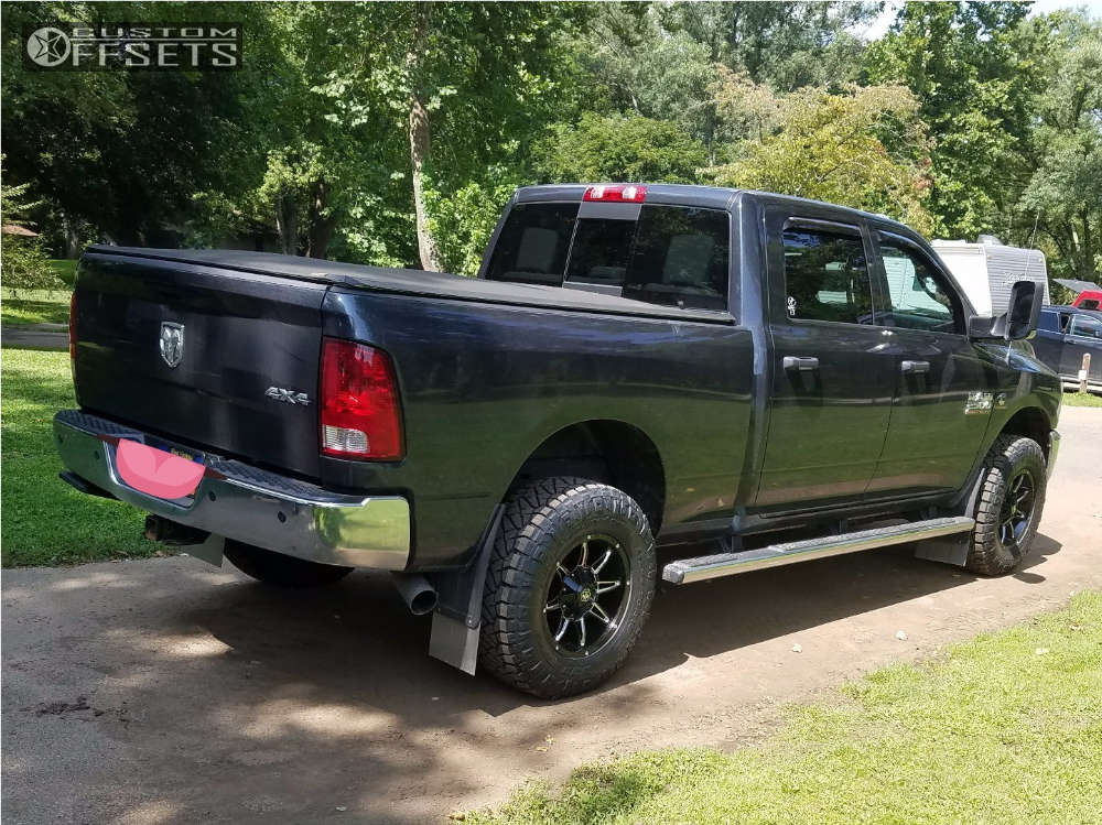 2015 Ram 2500 with 18x9 18 Mayhem Rampage and 295/70R18 Nitto Ridge ...