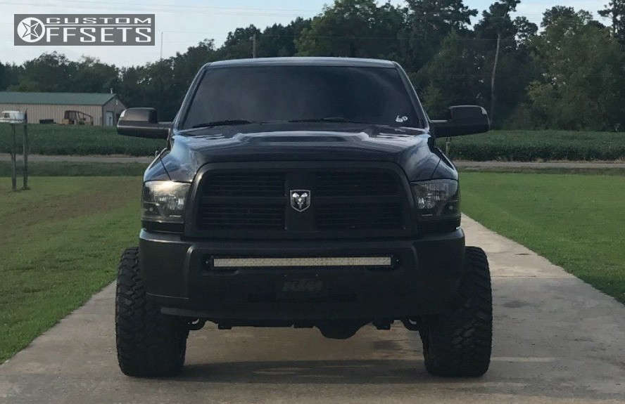 2012 Ram 2500 with 22x14 -70 Fuel Maverick and 355/40R22 Nitto Trail ...