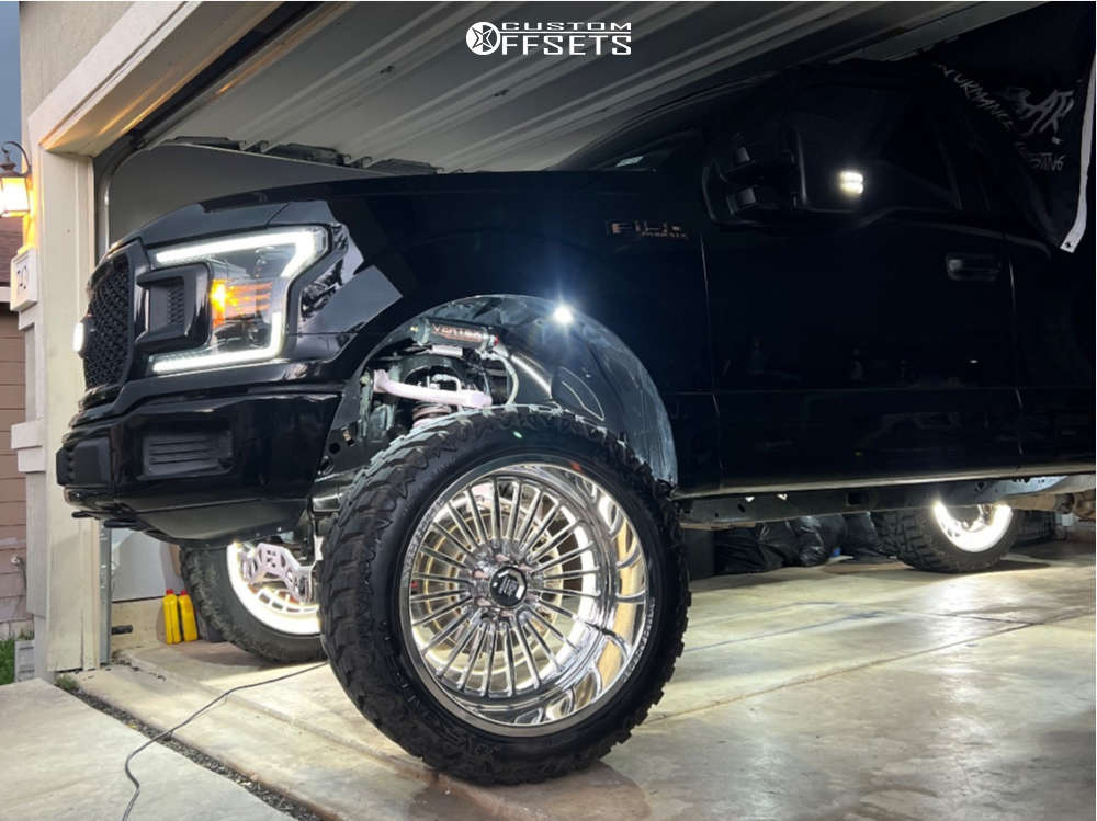 2018 Ford F-150 with 24x14 -76 HD-PRO Forged Warhog and 36/14.5R24 ...