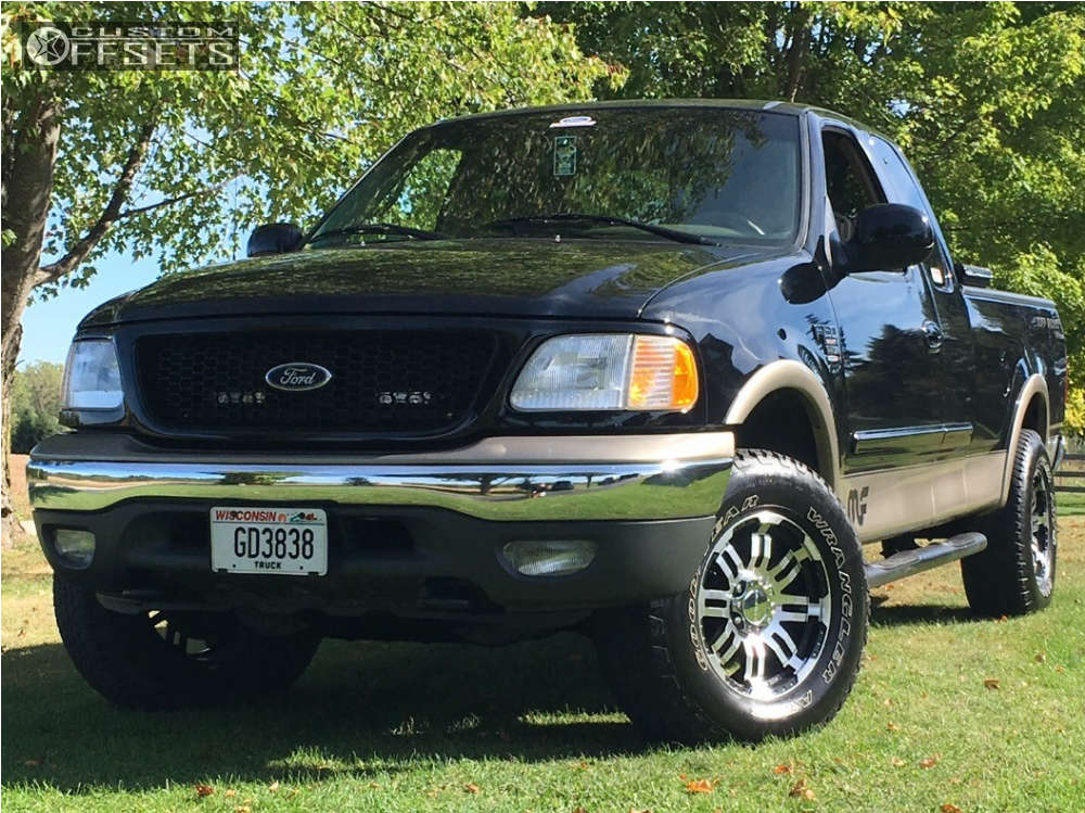 2001 Ford F-150 with 17x8.5 18 Vision Warrior and 265/70R17 Goodyear ...