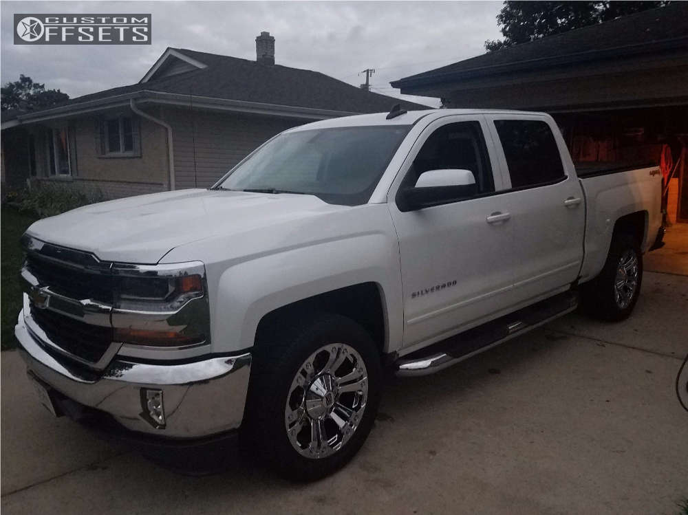2016 Chevrolet Silverado 1500 with 20x9 18 XD Xd778 and 275/55R20 Nexen ...