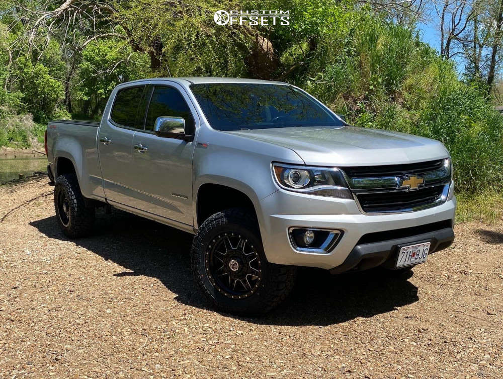 2017 Chevrolet Colorado with 18x9 18 Anthem Off-Road Rogue and 265 ...