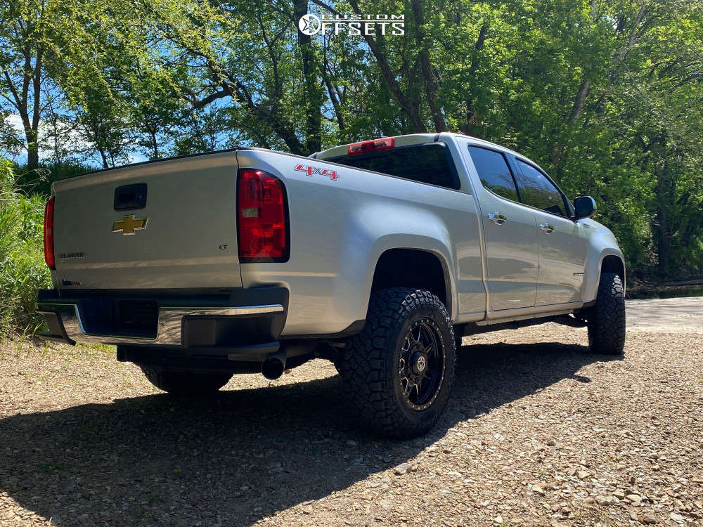 2017 Chevrolet Colorado with 18x9 18 Anthem Off-Road Rogue and 265 ...