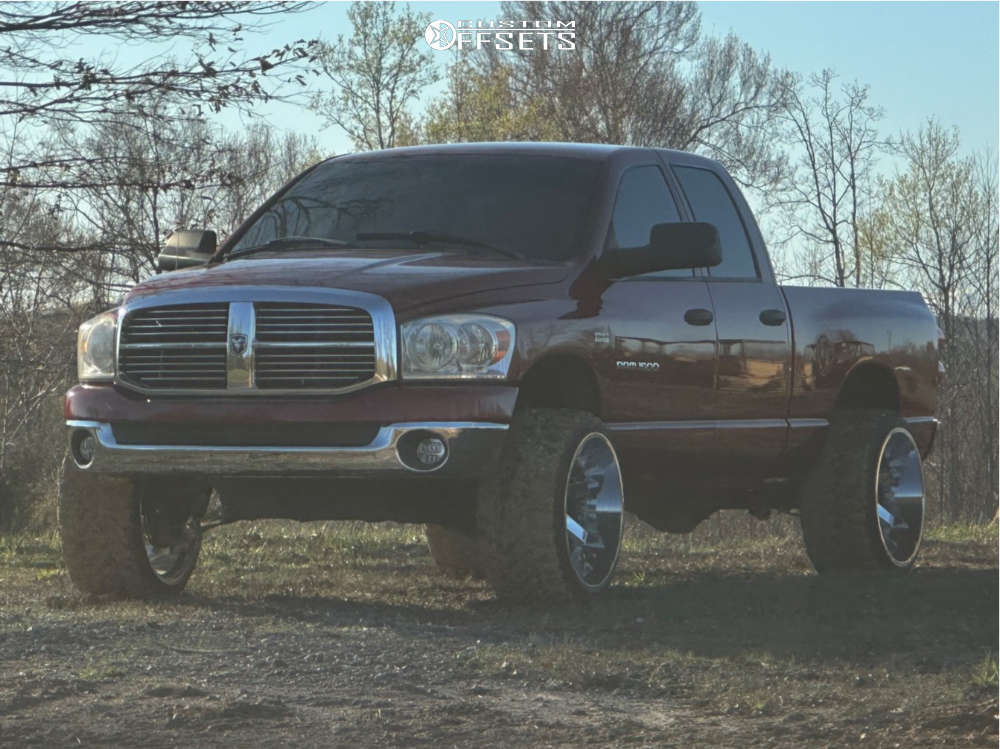 2007 Dodge Ram 1500 with 24x14 -81 ARKON OFF-ROAD Lincoln and 33/14 ...