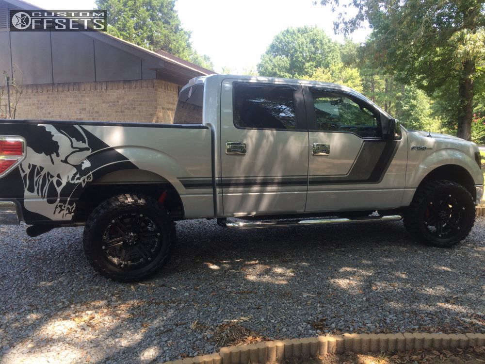 2009 Ford F-150 with 20x9 10 Tuff T01 and 33/12.5R20 Federal Couragia ...