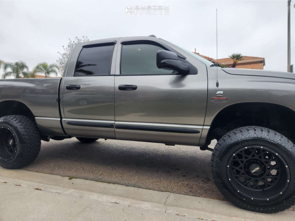 2007 Dodge Ram 2500 with 20x12 -51 Vision Rocker and 35/12.5R20 AMP Pro ...