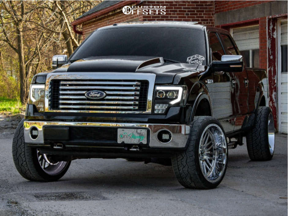 2013 Ford F-150 with 24x12 -44 Hardcore Offroad Hc19 and 305/35R24 ...