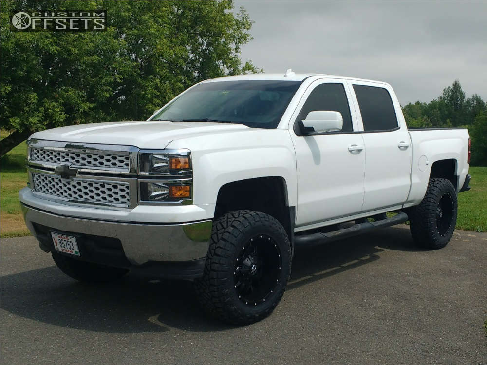 2014 Chevrolet Silverado 1500 with 20x10 -19 Dropstars 645b and 295 ...