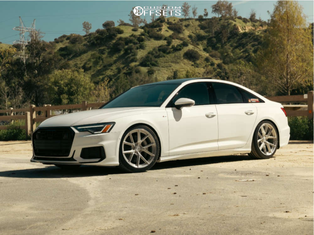 2022 Audi A6 Quattro with 20x10 40 Curva Cff70 and 265/35R20 Falken ...