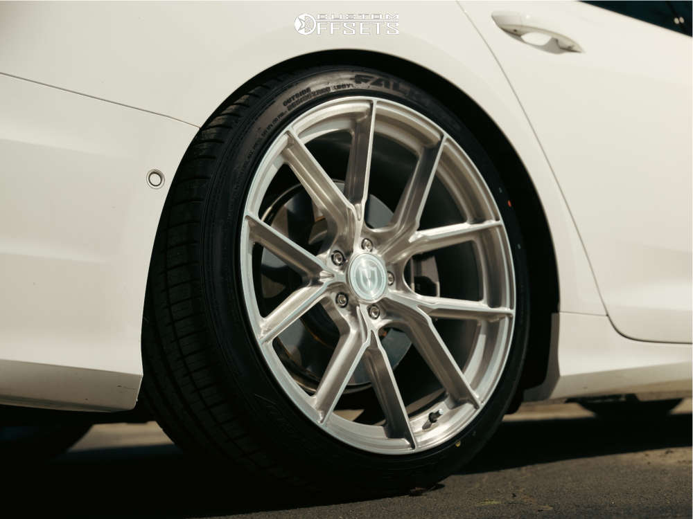 2022 Audi A6 Quattro with 20x10 40 Curva Cff70 and 265/35R20 Falken ...