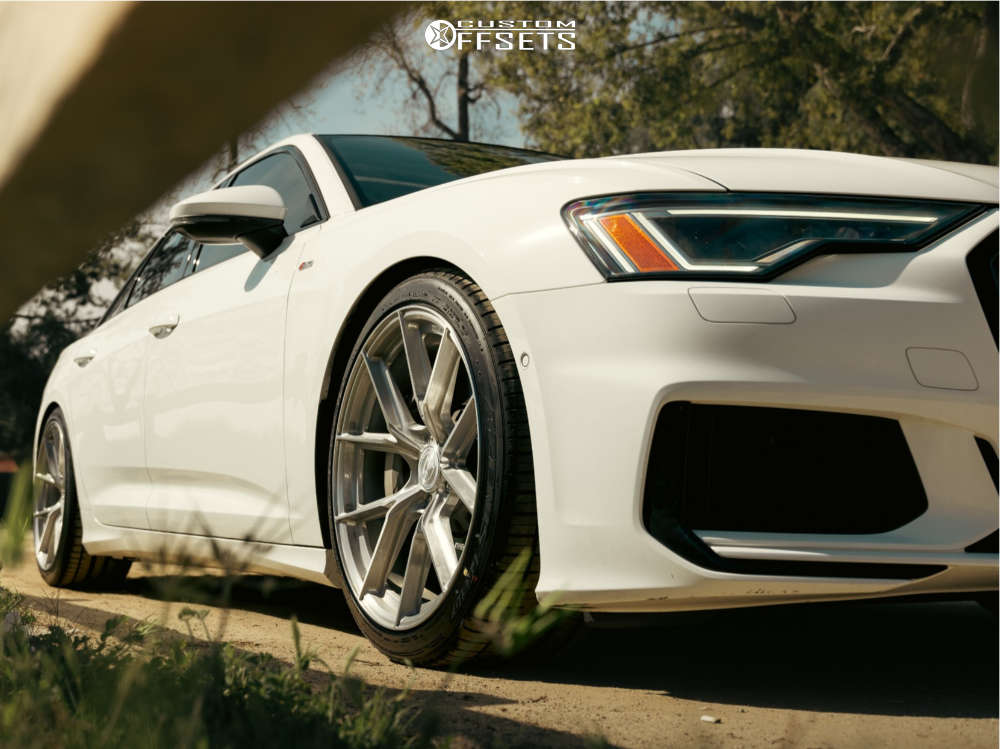 2022 Audi A6 Quattro with 20x10 40 Curva Cff70 and 265/35R20 Falken ...