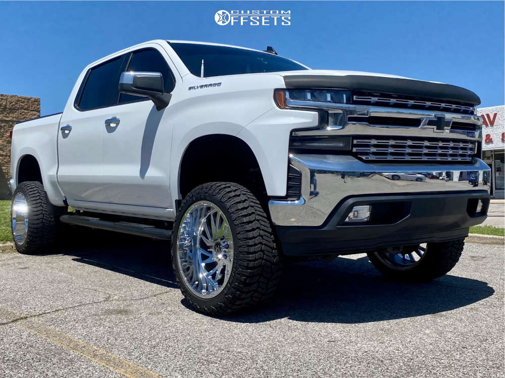 2020 Chevrolet Silverado 1500 with 22x12 -44 Hardcore Offroad Hc21 and ...
