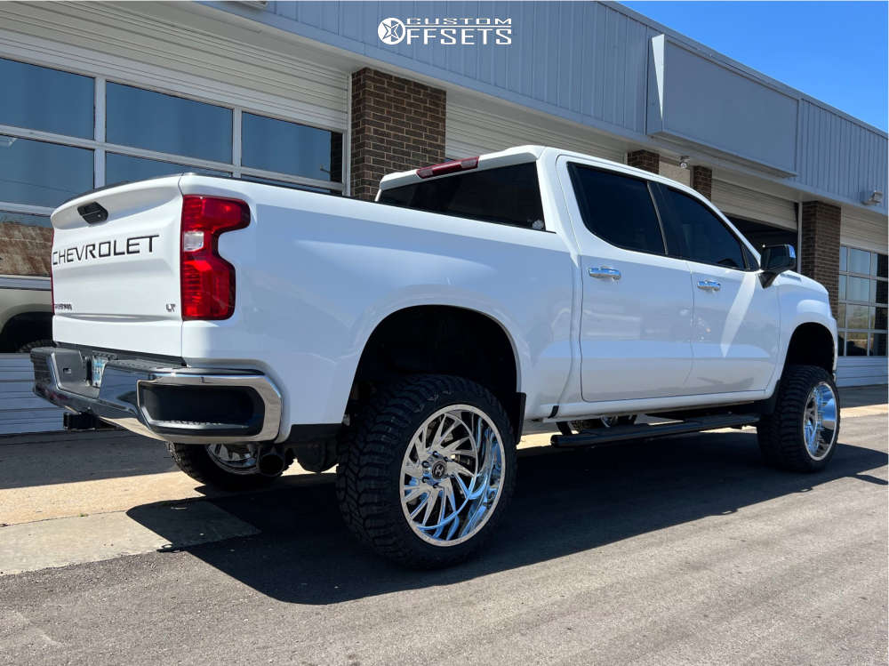2020 Chevrolet Silverado 1500 with 22x12 -44 Hardcore Offroad Hc21 and ...