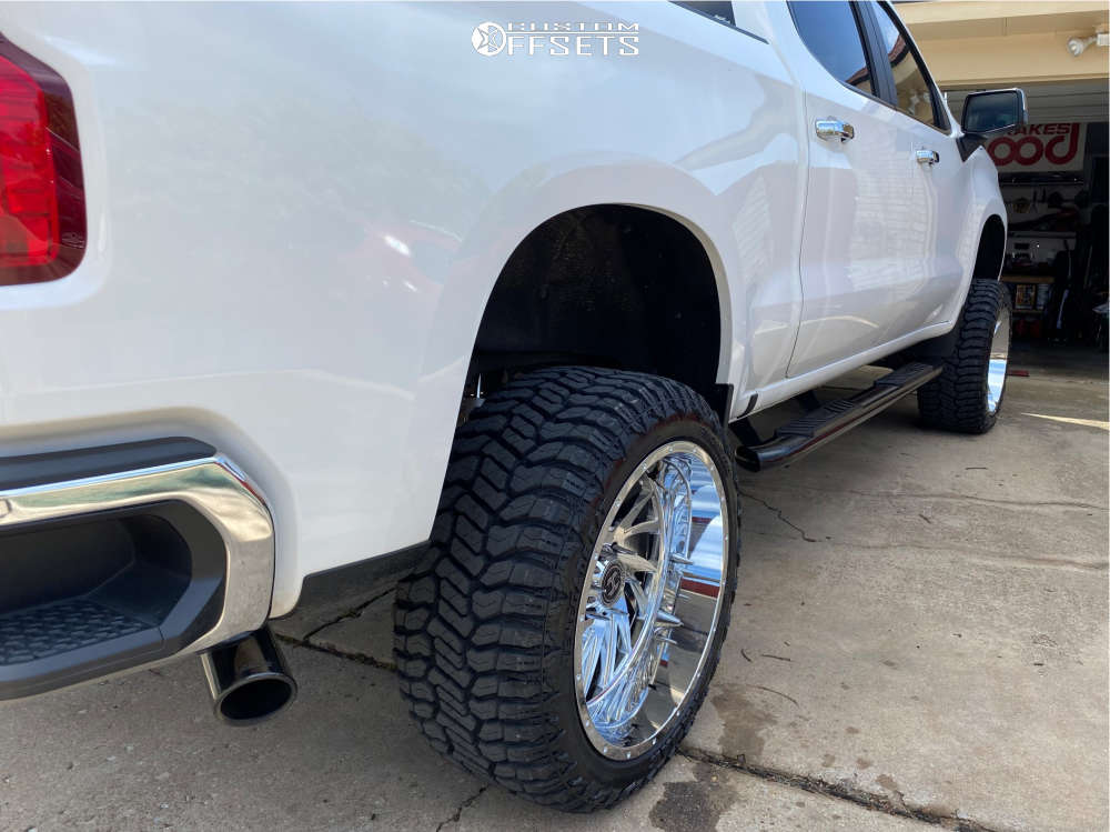 2020 Chevrolet Silverado 1500 with 22x12 -44 Hardcore Offroad Hc21 and ...