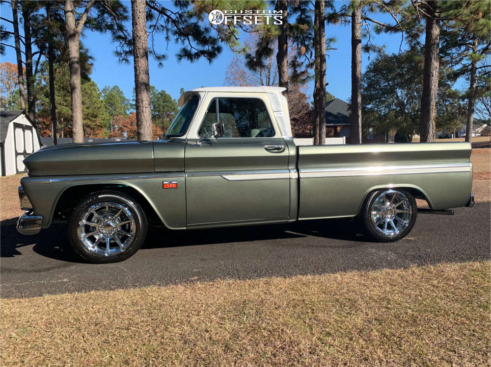 1966 Chevrolet C10 Pickup with 18x9 20 V-Rock Tactical and 235/50R18 ...