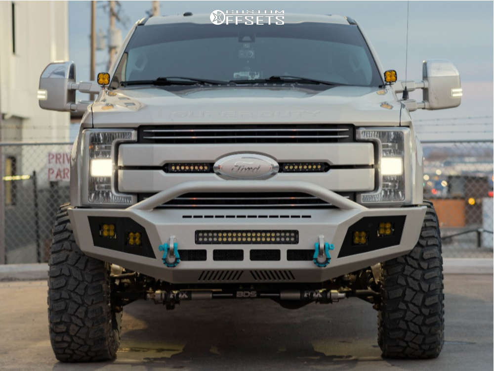 2017 Ford F-350 Super Duty with 17x9 -12 Dirty Life Canyon Race and 37/ ...