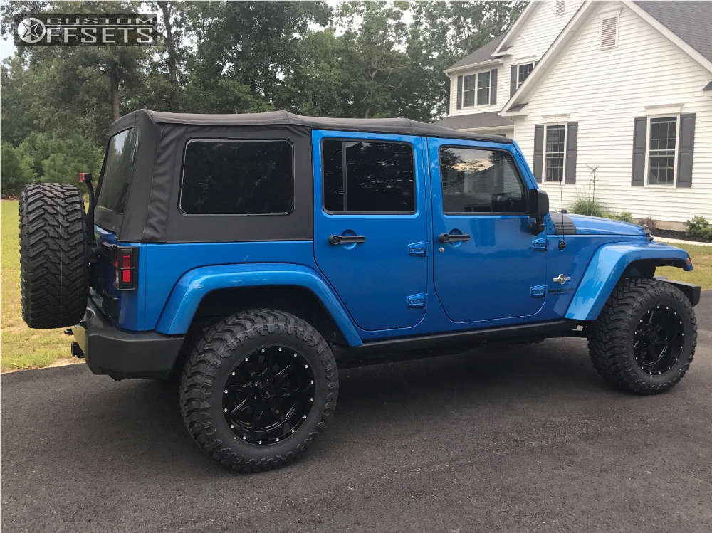 2014 Jeep Wrangler with 18x10 -24 Tuff T15 and 33/12.5R18 Atturo Trail ...