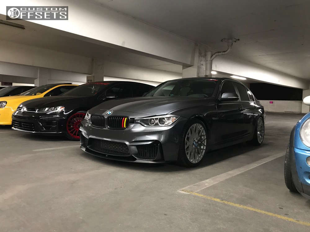 2016 BMW 320i with 19x8.5 40 TSW Vale and 235/35R19 Continental Dws and ...