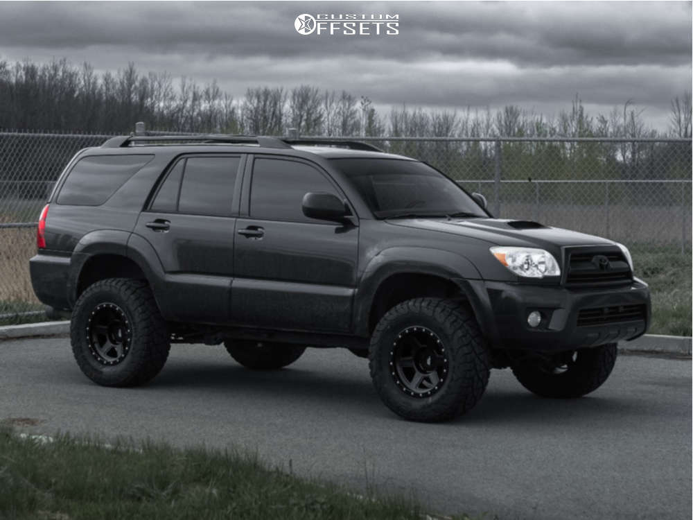 2006 Toyota 4Runner with 17x9 -38 Dirty Life Compound and 33/12.5R17 ...