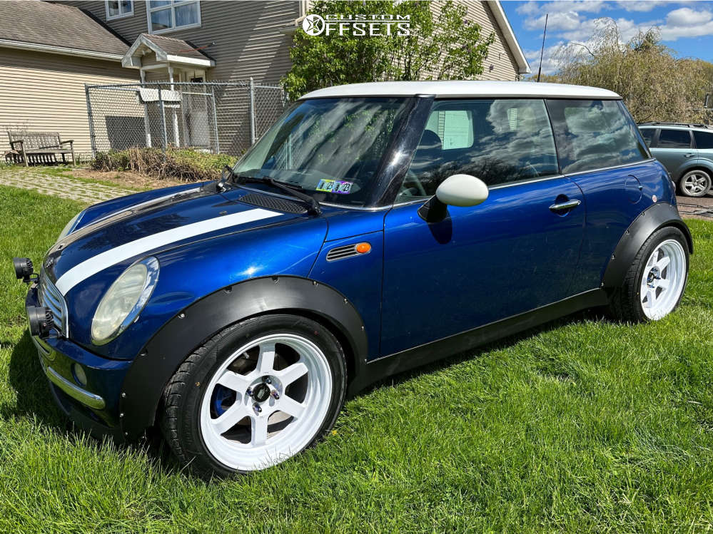 2004 Mini Cooper with 17x9 20 MST Time Attack and 245/45R17 Summit ...