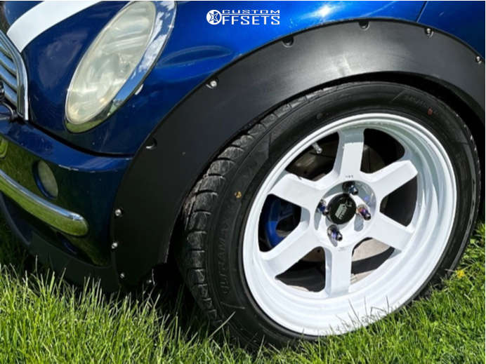 2004 Mini Cooper with 17x9 20 MST Time Attack and 245/45R17 Summit ...