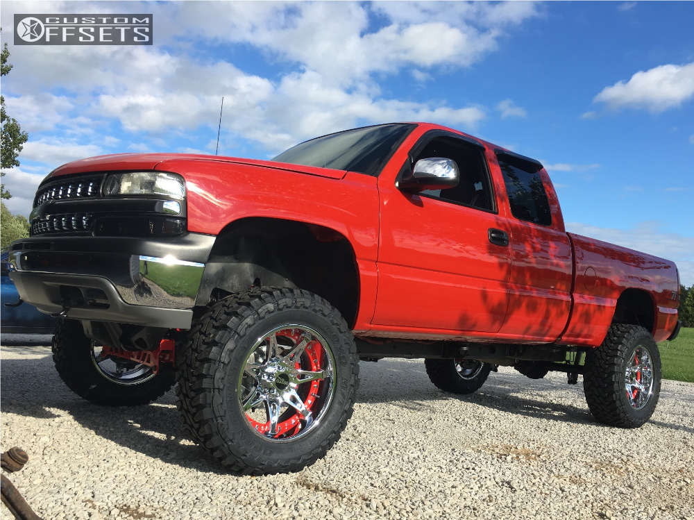 1999 Chevrolet Silverado 1500 with 20x10 -24 Moto Metal Mo961 and 35/12 ...