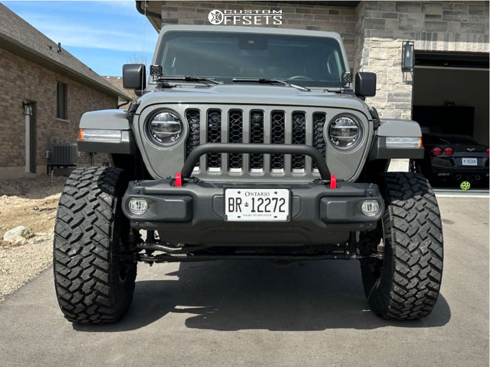 2022 Jeep Gladiator with 17x9 -38 KMC Km235 and 37/12.5R17 Nitto Trail ...