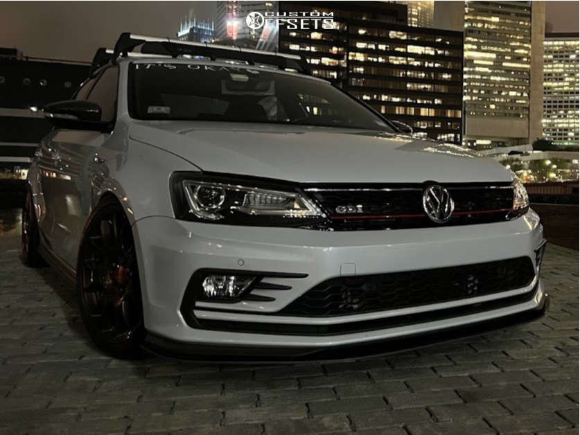 2017 Volkswagen Jetta with 18x8.5 35 BBS Chr and 225/40R18 General G ...