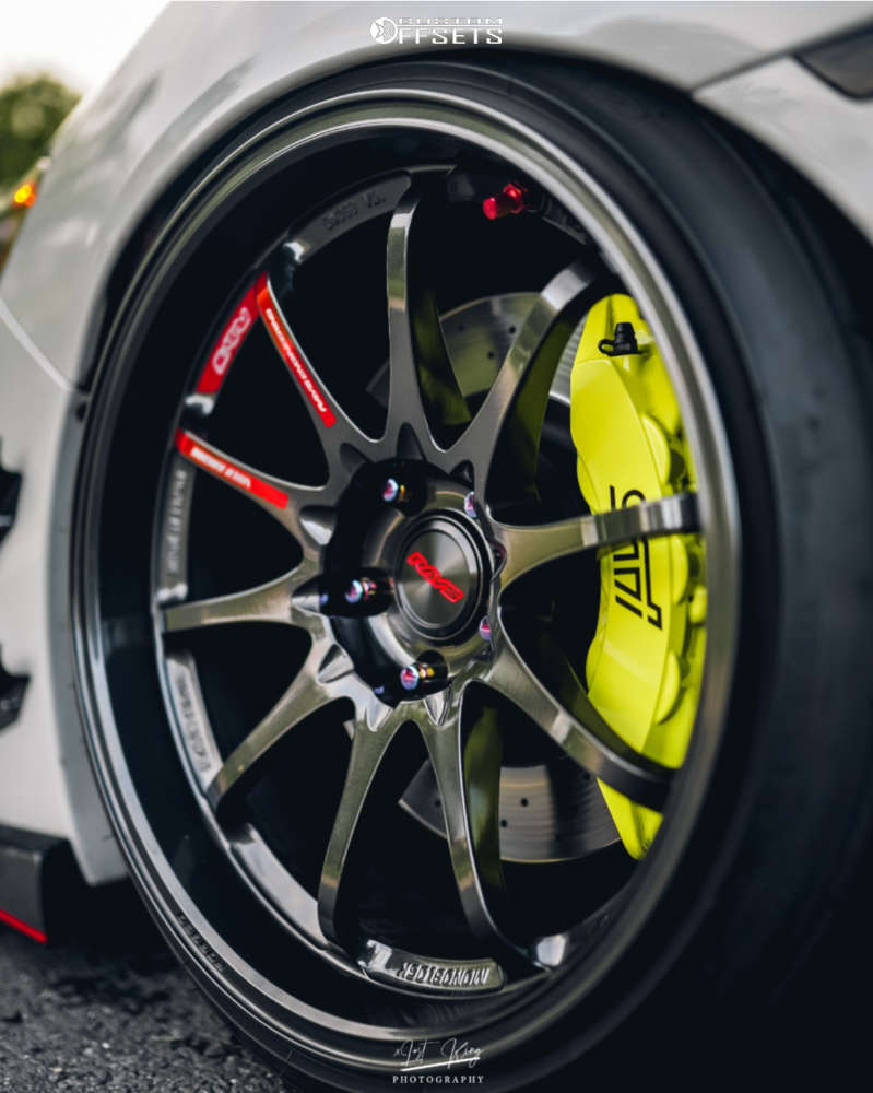 2021 Subaru WRX STI with 18x10.5 22 Volk Ce28 and 225/40R18 Nitto Neo ...