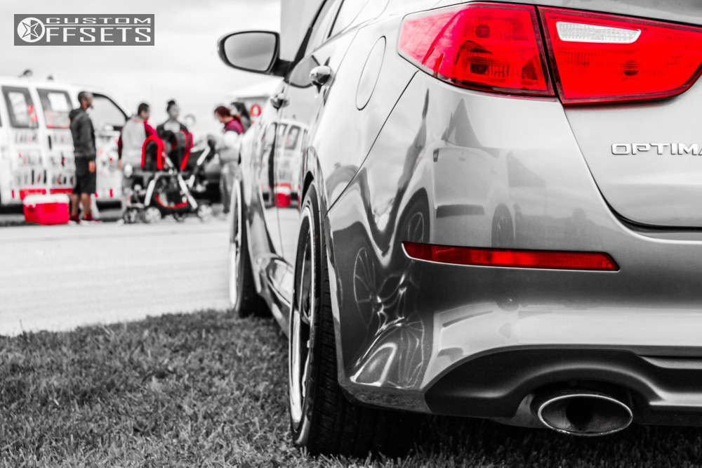 2015 Kia Optima with 18x9 35 XXR 526 and 235/45R18 Nexen Cp671 and ...