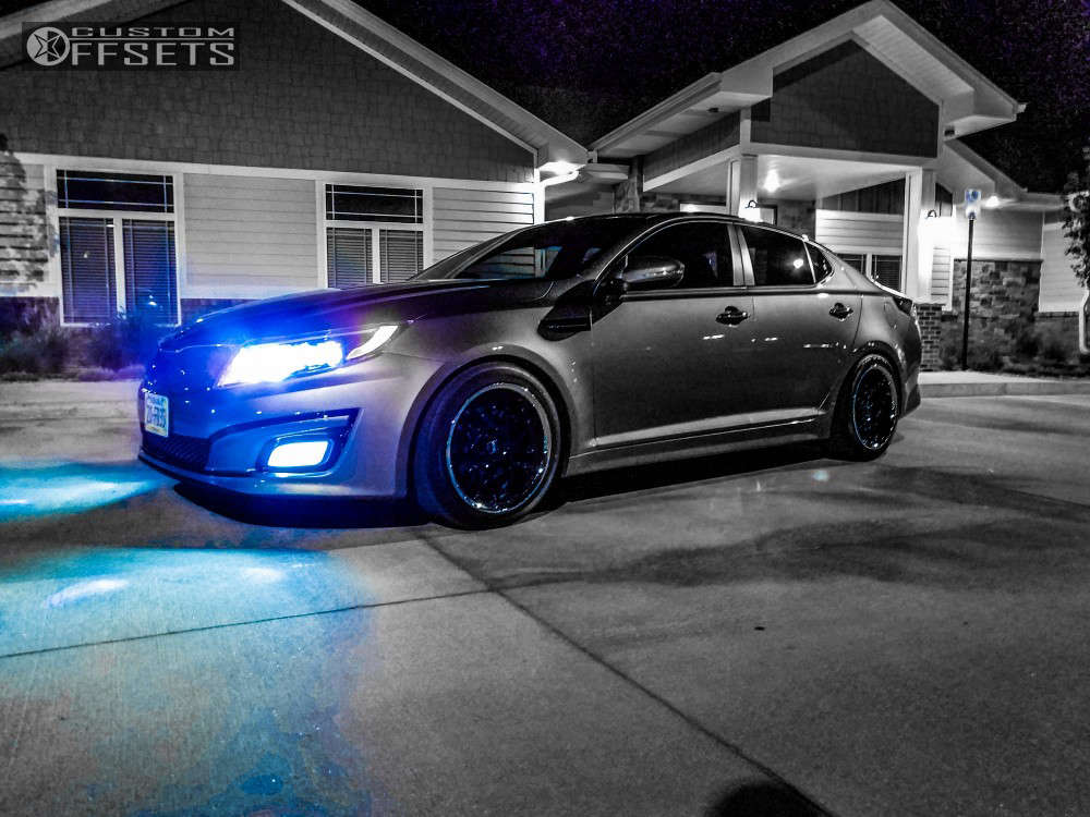 2015 Kia Optima with 18x9 35 XXR 526 and 235/45R18 Nexen Cp671 and ...