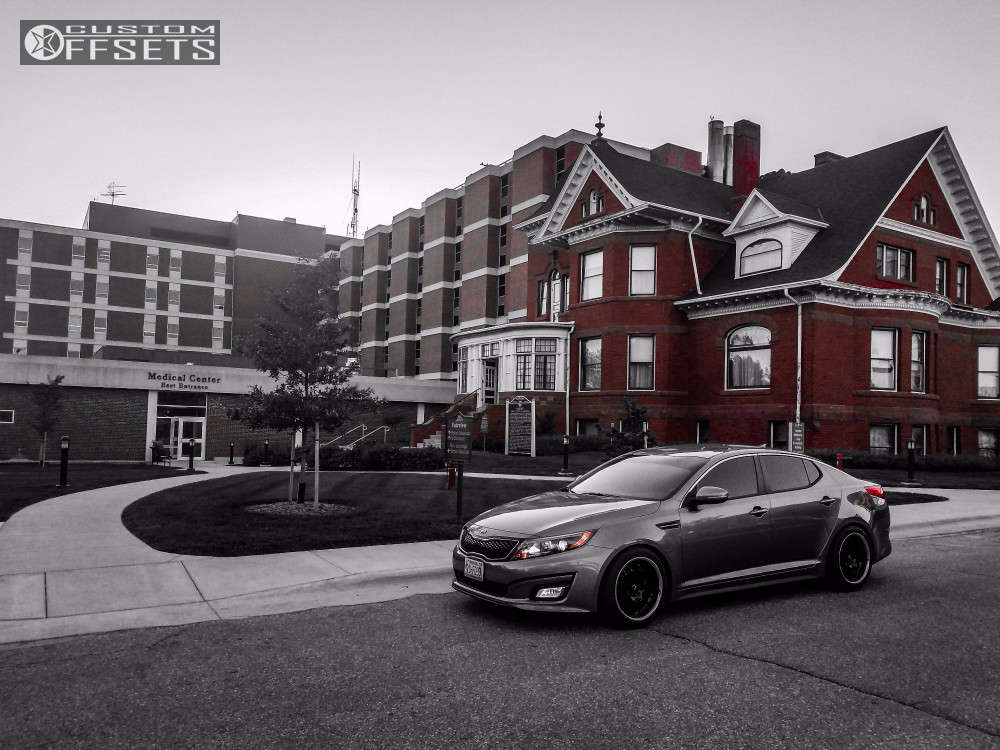 2015 Kia Optima with 18x9 35 XXR 526 and 235/45R18 Nexen Cp671 and ...