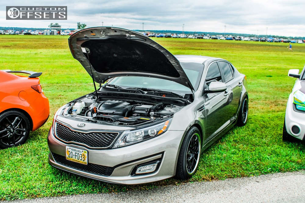 2015 Kia Optima with 18x9 35 XXR 526 and 235/45R18 Nexen Cp671 and ...