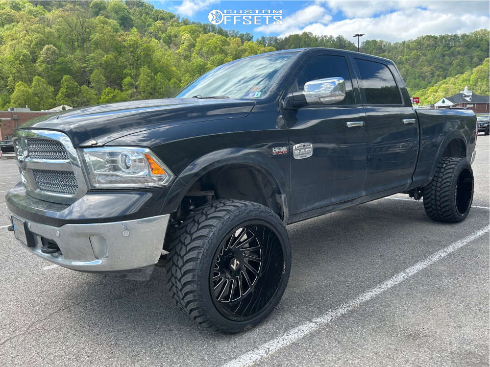 2016 Ram 1500 with 24x14 -81 ARKON OFF-ROAD Caesar and 35/13.5R24 AMP ...