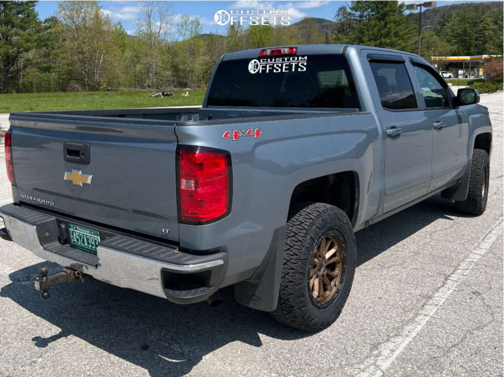 2016 Chevrolet Silverado 1500 with 18x9 12 Vision Korupt and 285/60R18 ...