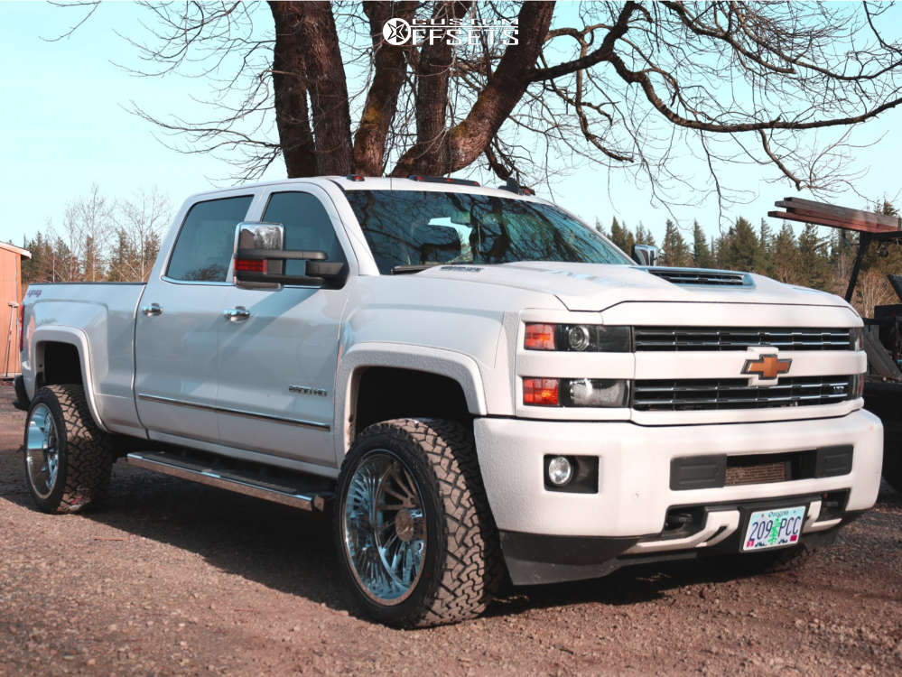 2018 Chevrolet Silverado 2500 HD with 22x12 -51 ARKON OFF-ROAD Caesar ...