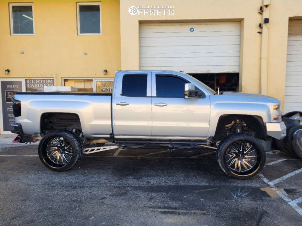 2018 Chevrolet Silverado 1500 with 26x14 -72 Tuff T2a and 35/15.5R26 ...