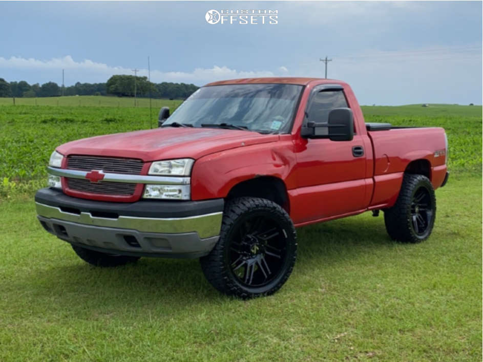 2005 Chevrolet Silverado 1500 with 22x10 -25 ARKON OFF-ROAD Davinci and ...