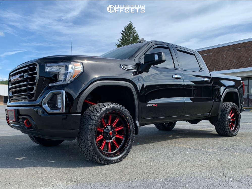 2019 GMC Sierra 1500 with 22x10 -18 Fuel Hardline and 33/12.5R22 Venom ...