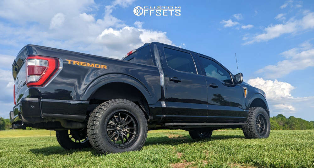 2021 Ford F-150 with 20x9 1 Fuel Clash and 295/60R20 Mickey Thompson ...