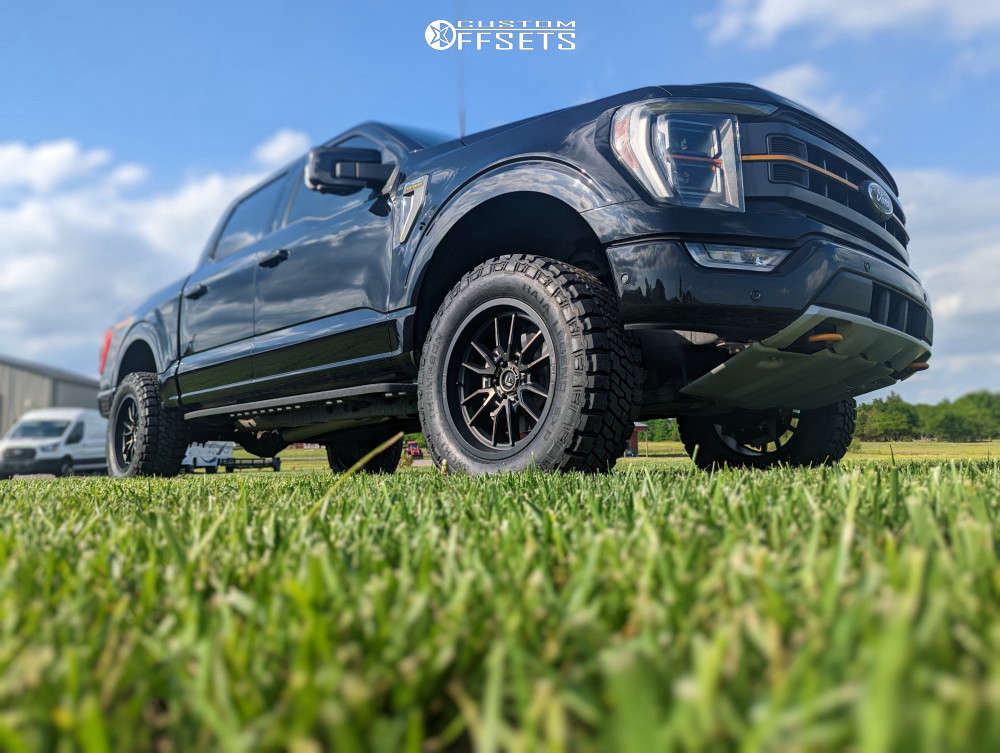 2021 Ford F-150 with 20x9 1 Fuel Clash and 295/60R20 Mickey Thompson ...