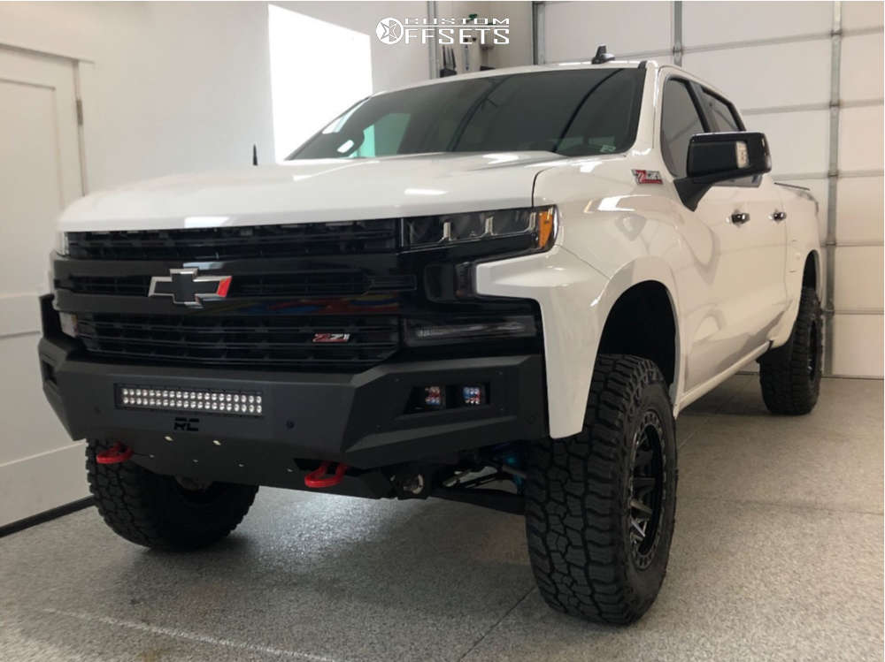 2021 Chevrolet Silverado 1500 with 18x9 -12 Fuel Covert and 275/70R18 Mickey Thompson Baja Boss ...