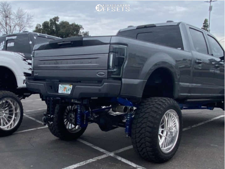 2022 Ford F-250 Super Duty with 26x14 -73 Fuel Forged Ff75 and 42/15 ...