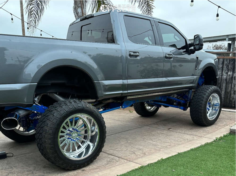 2022 Ford F-250 Super Duty with 26x14 -73 Fuel Forged Ff75 and 42/15 ...
