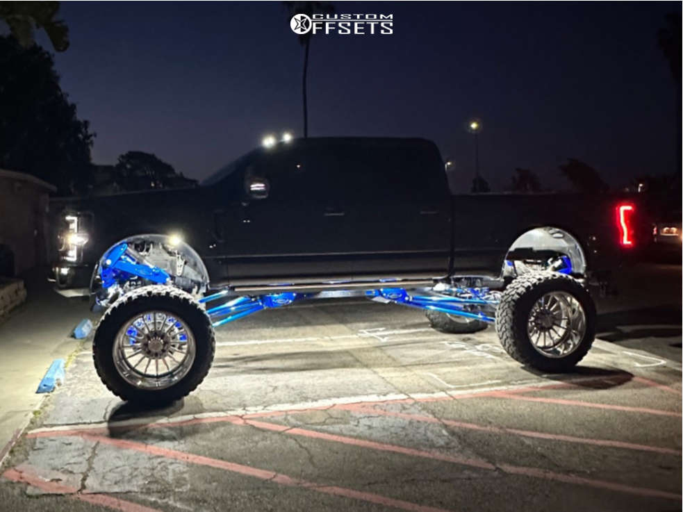 2022 Ford F-250 Super Duty with 26x14 -73 Fuel Forged Ff75 and 42/15 ...